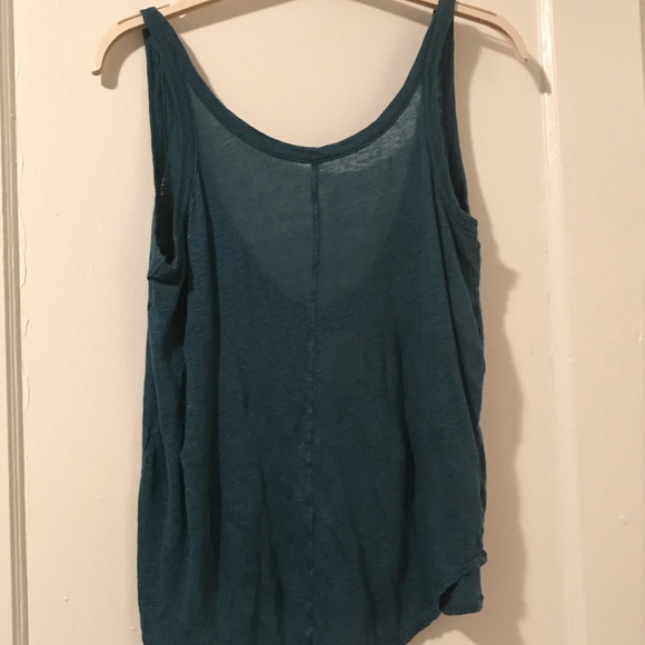 Chaser | Tops | Chaser Teal Scoop Back Tank | Poshmark